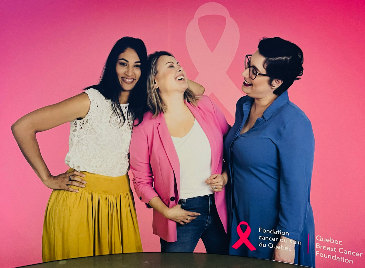 Mon partenariat avec la Fondation cancer du sein du Québec